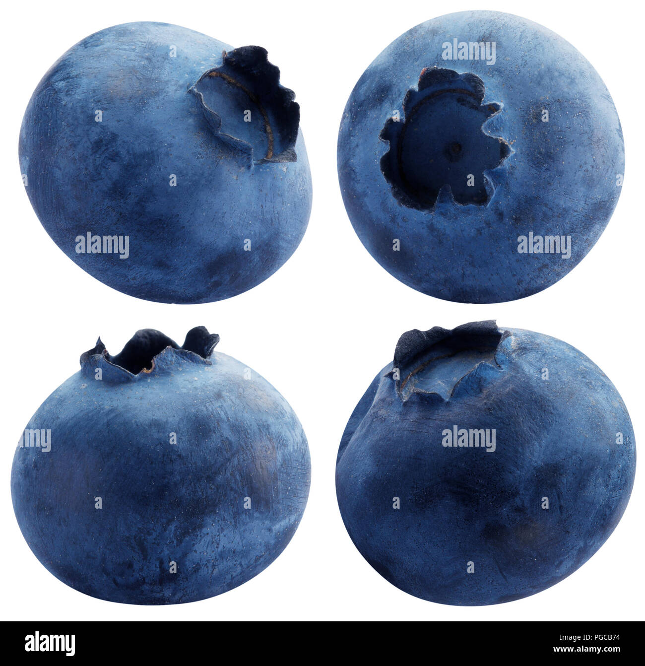 blueberries isolated on a white background Stock Photo - Alamy