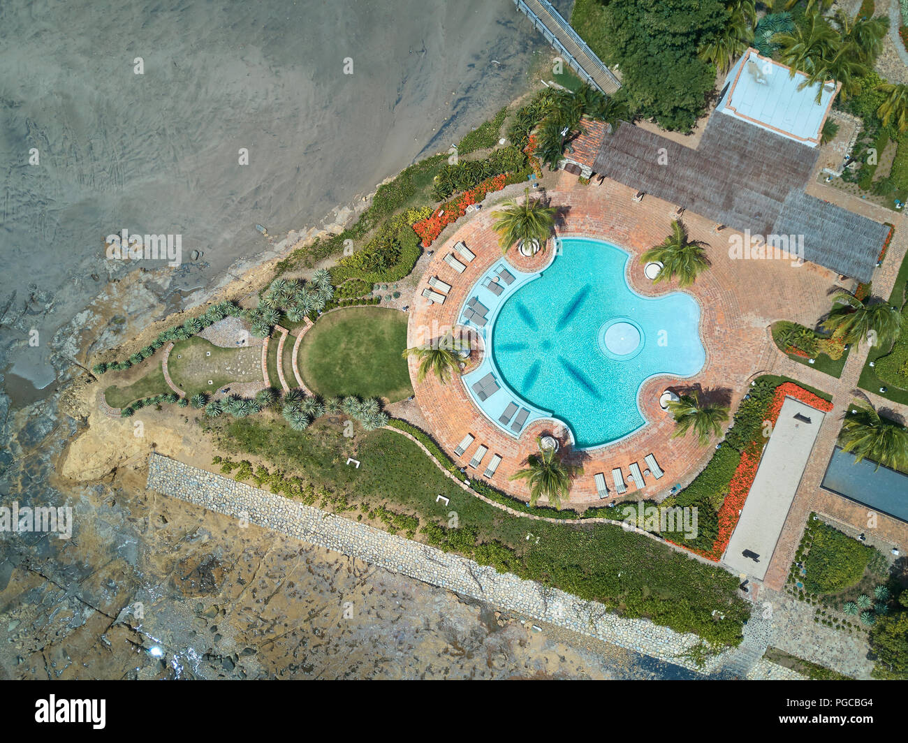 Top view of resort High Resolution Stock Photography and Images - Alamy