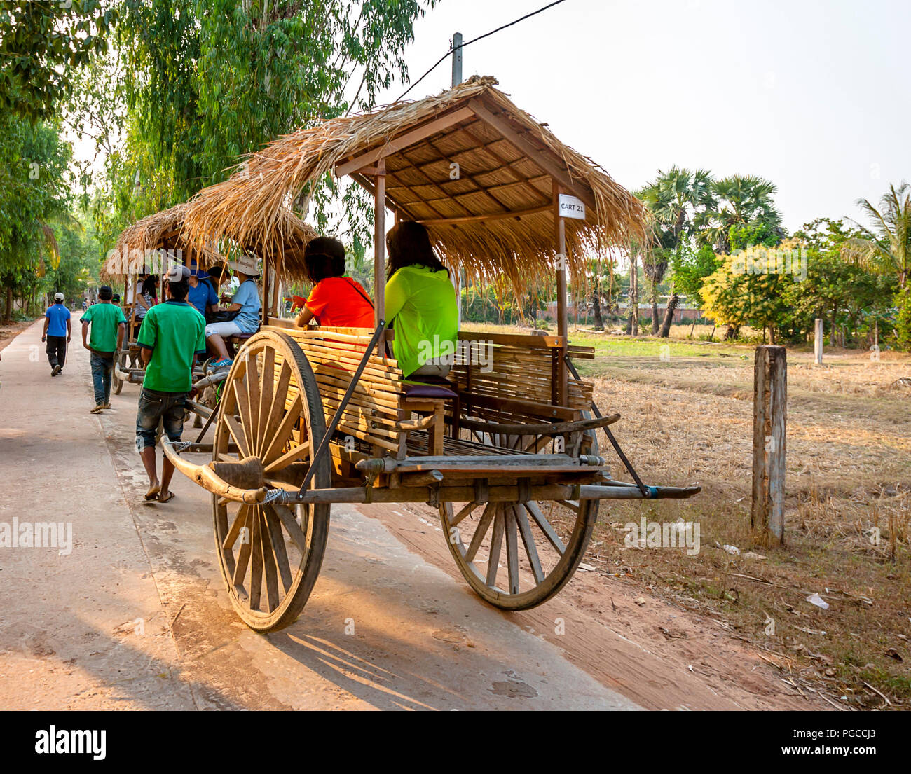 Ox cart cambodia hi-res stock photography and images - Alamy