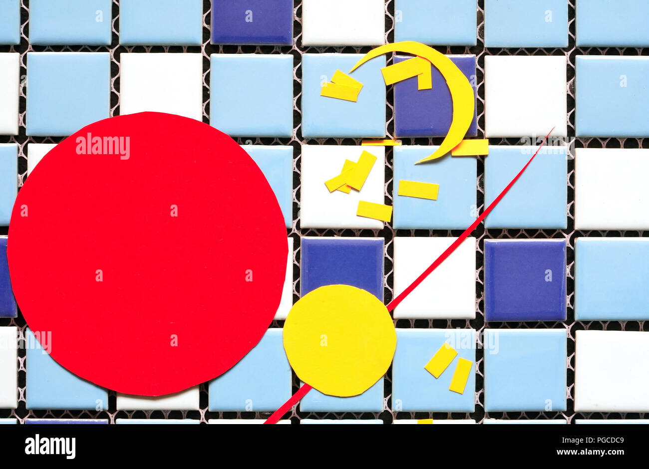 Abstract Background With Diversity Paper Things Stock Photo - Alamy