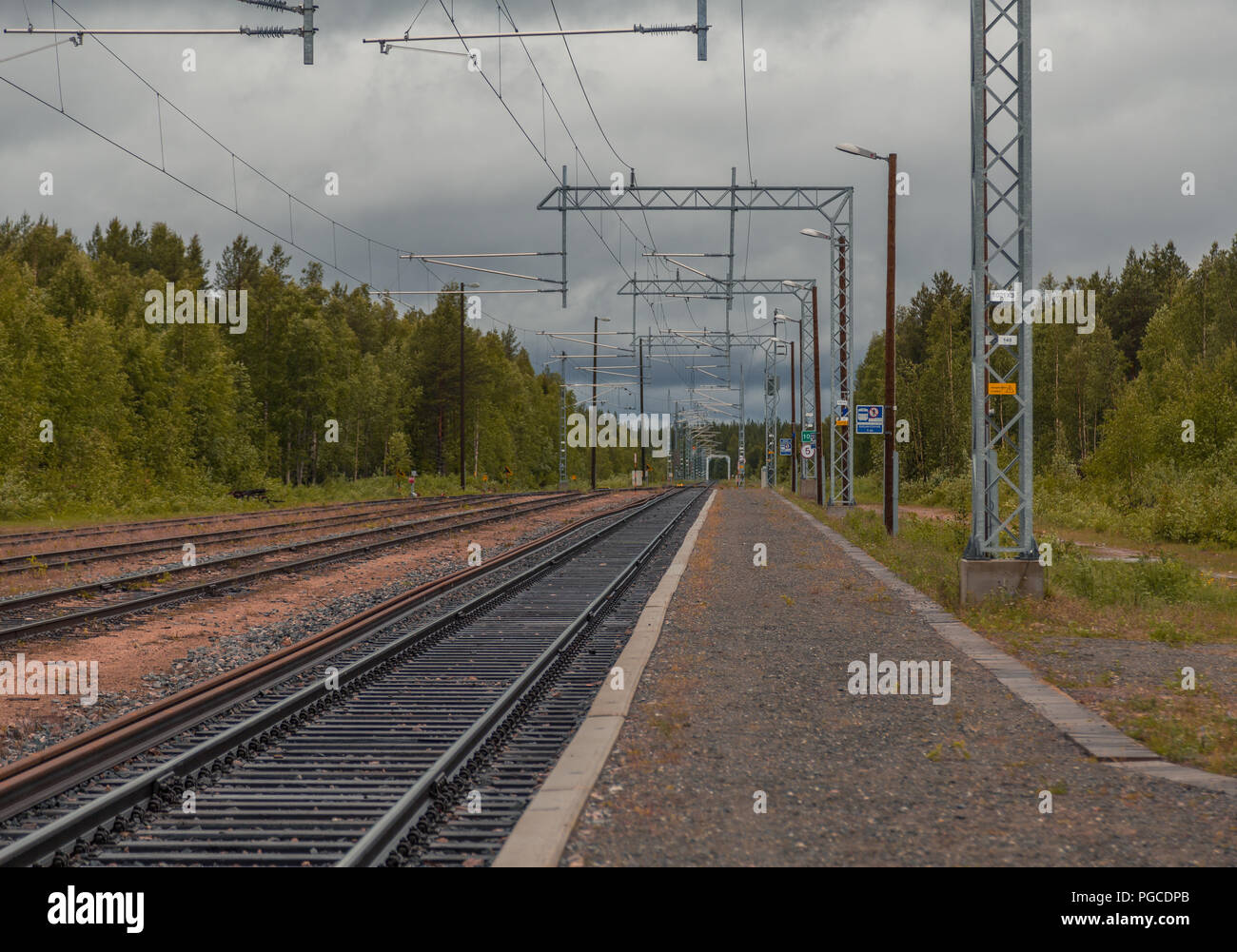 Small train station hi-res stock photography and images - Alamy