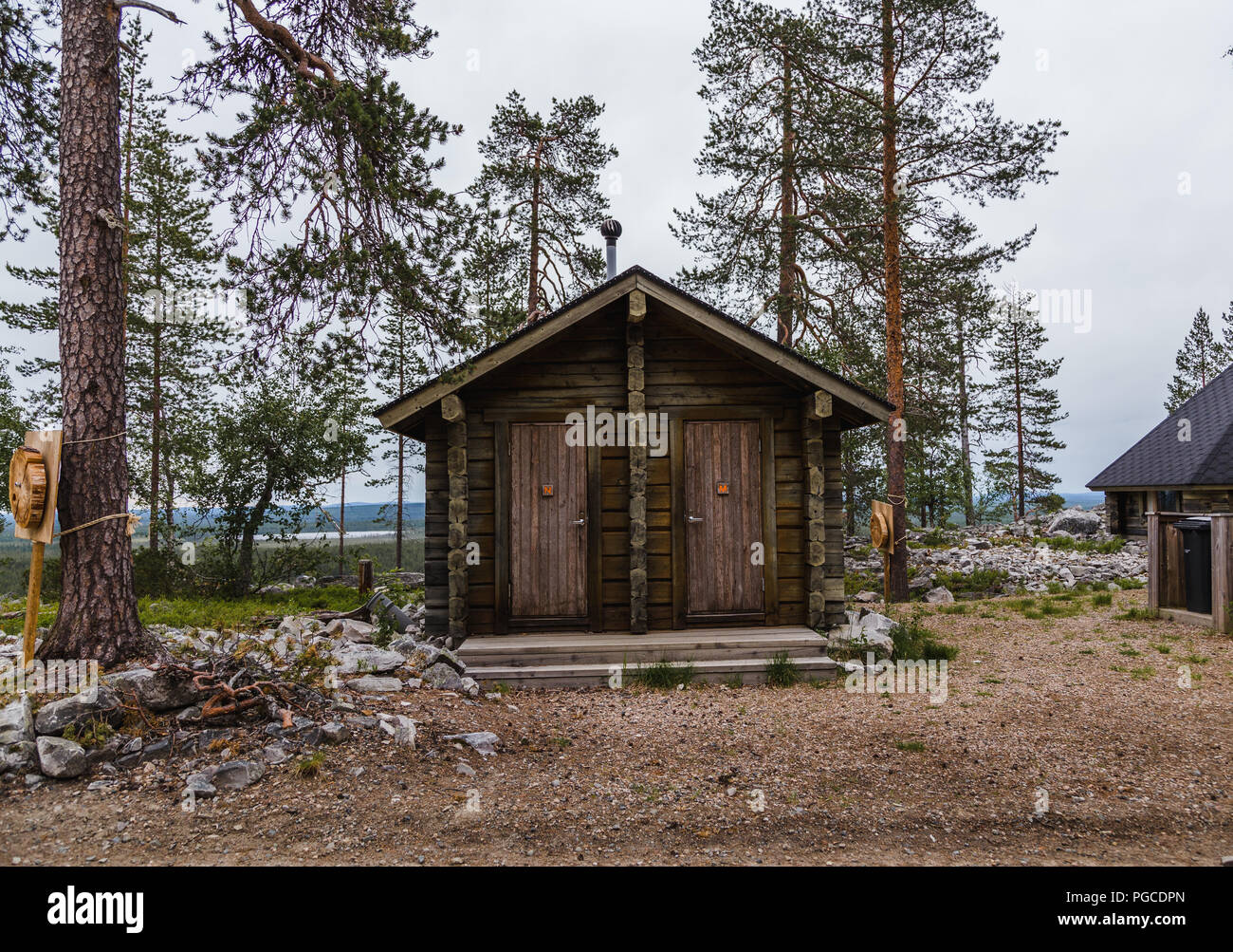 Wooden outhouse toilet hi-res stock photography and images - Alamy