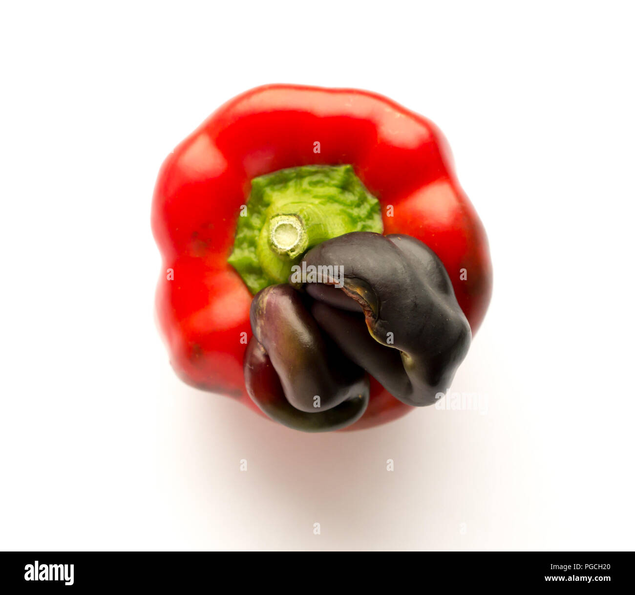 The nature vegetable Pepper object Stock Photo - Alamy