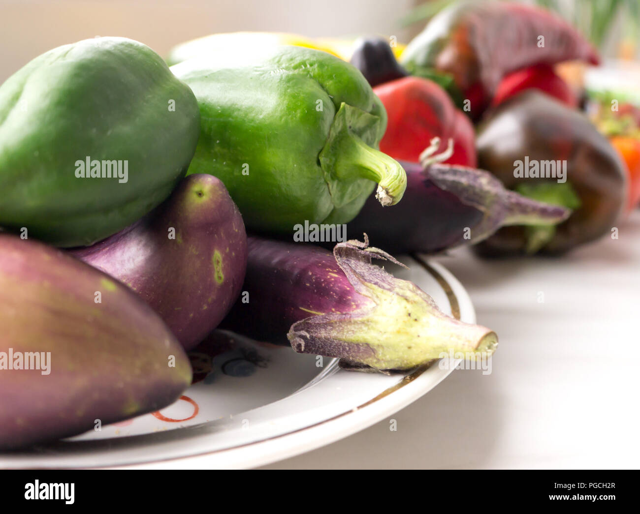 The nature vegetable Pepper objects Stock Photo - Alamy
