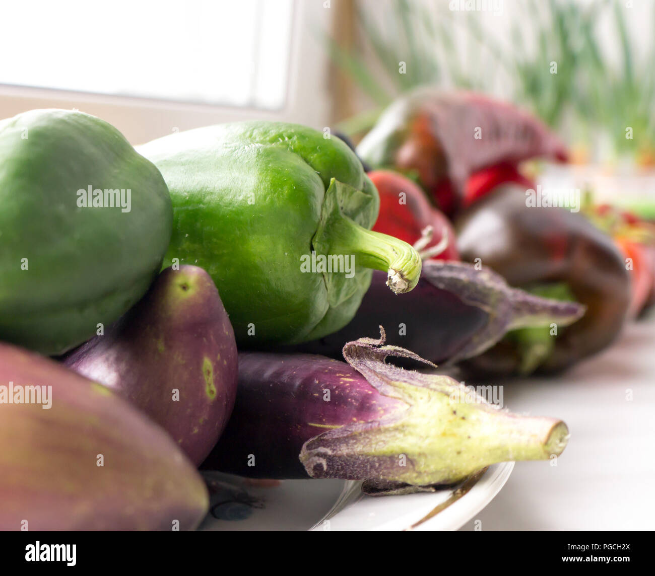 The nature vegetable Pepper objects Stock Photo - Alamy