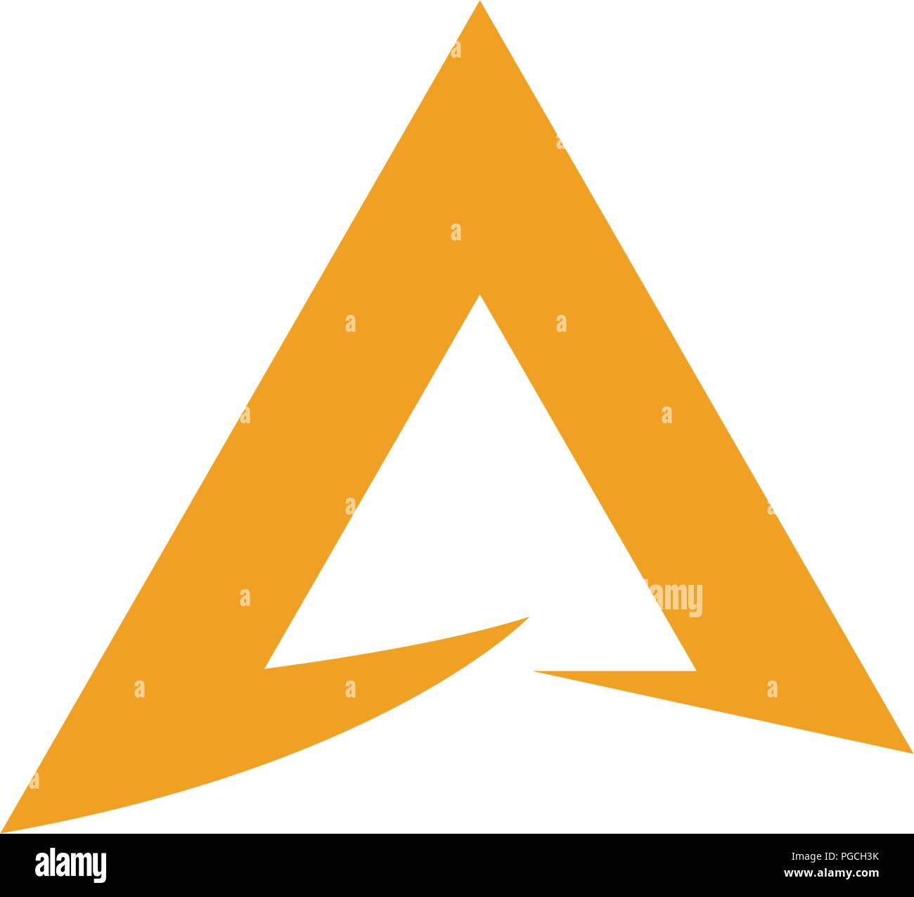 A Letter Lightning Logo Template vector icon illustration design Stock ...