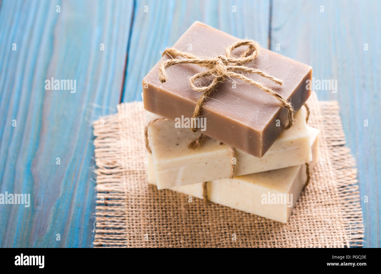 Soap bars on handmade hi-res stock photography and images - Alamy