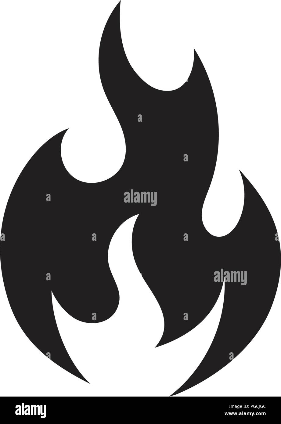 Fire flame vector illustration design template Stock Vector Image & Art ...