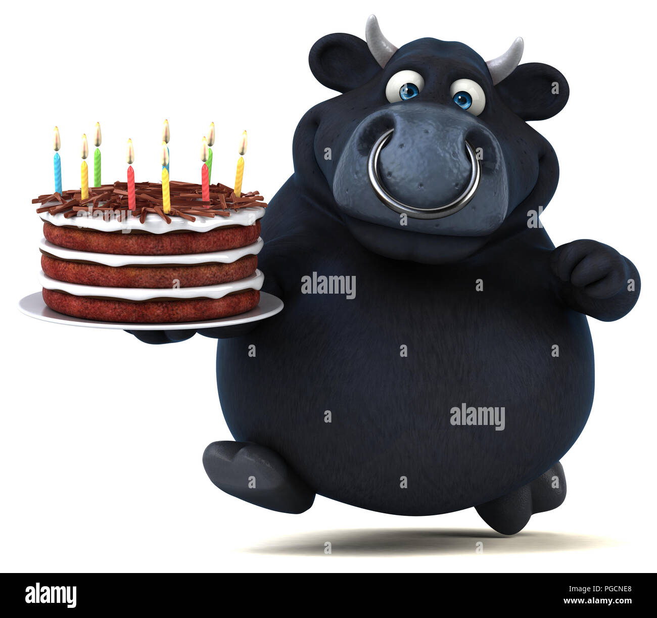 Cream bull Cut Out Stock Images & Pictures - Alamy