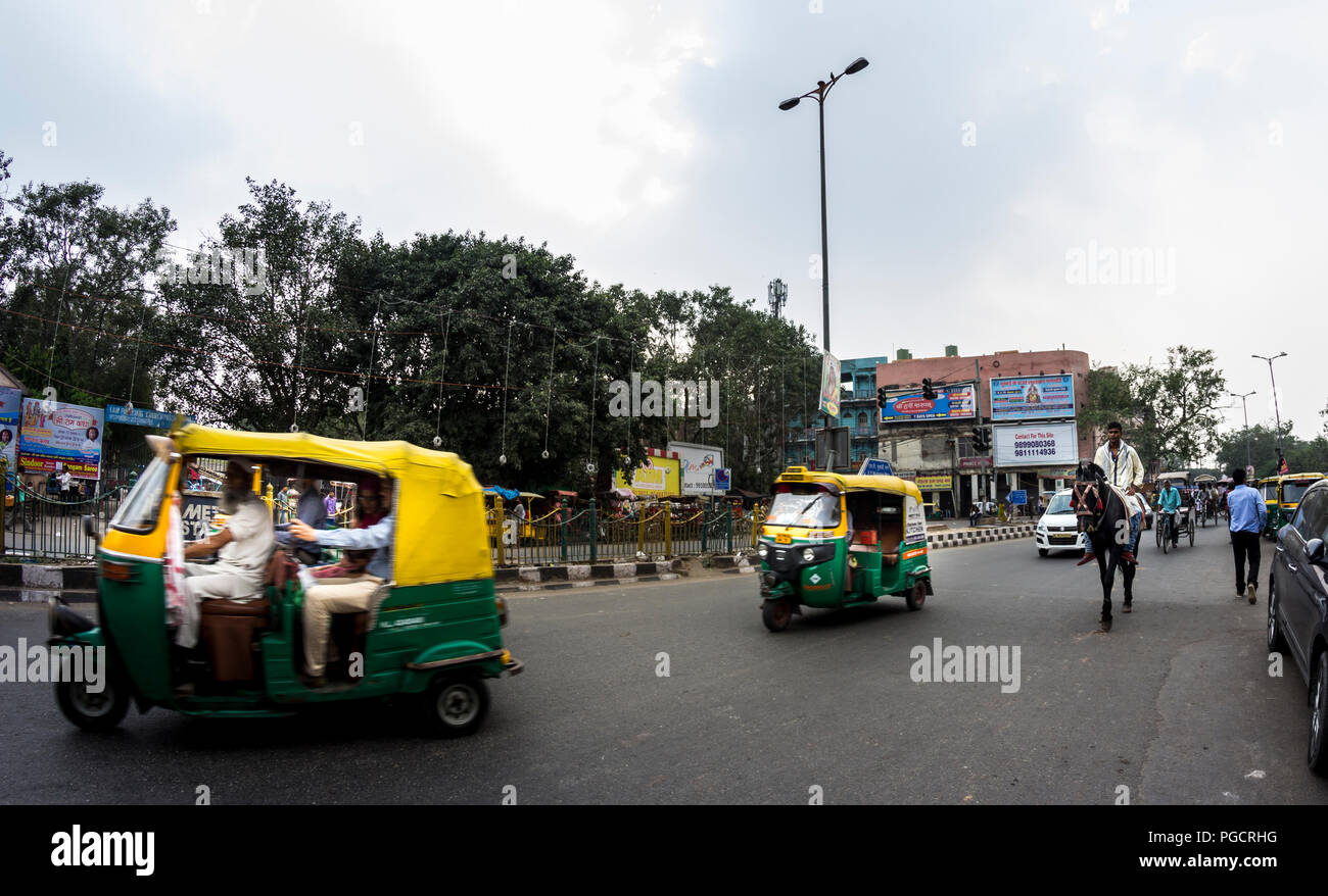 Transportation in Delhi Stock Photo - Alamy