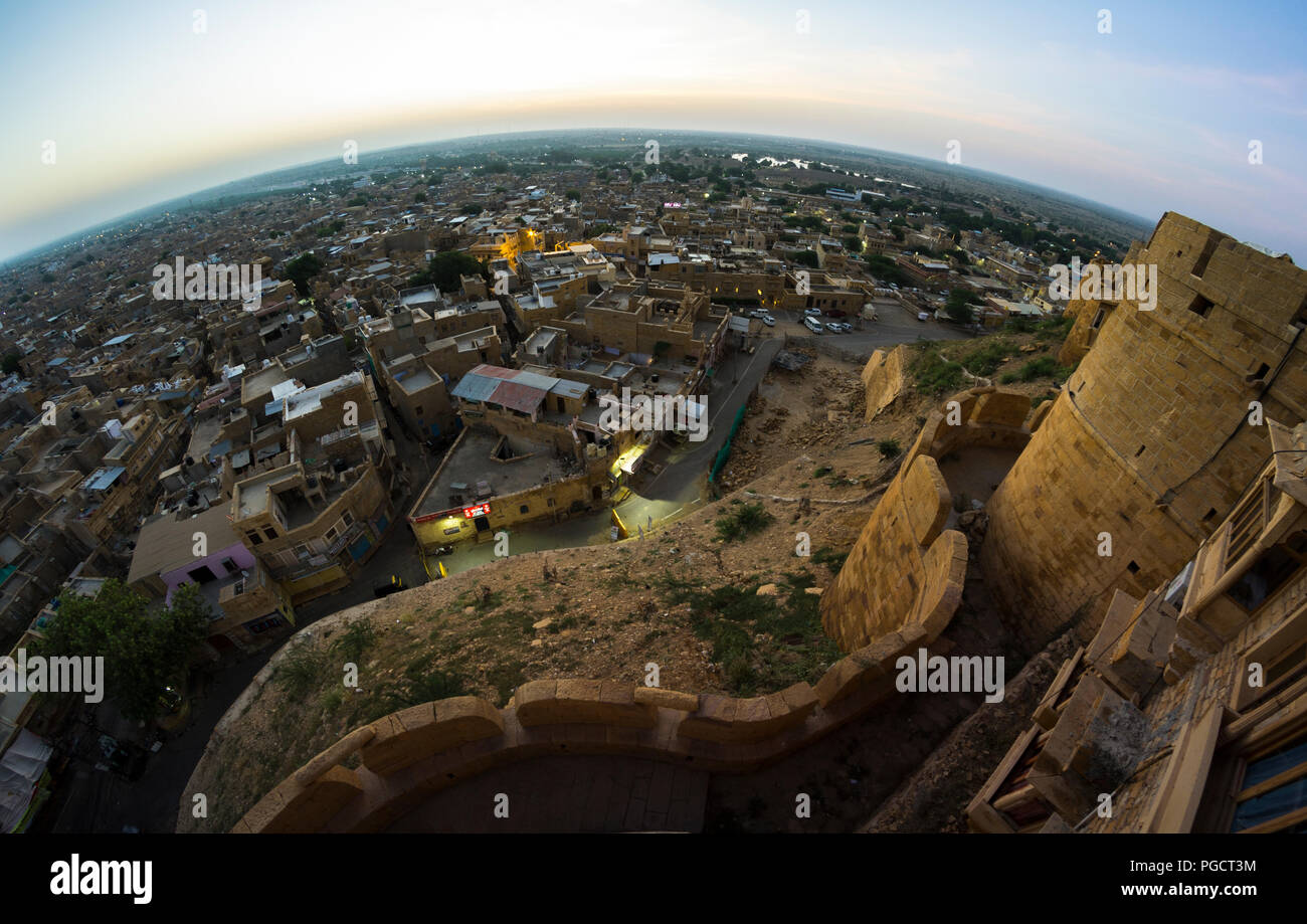 A panoramic view from the Fort with the rising sun Stock Photo - Alamy