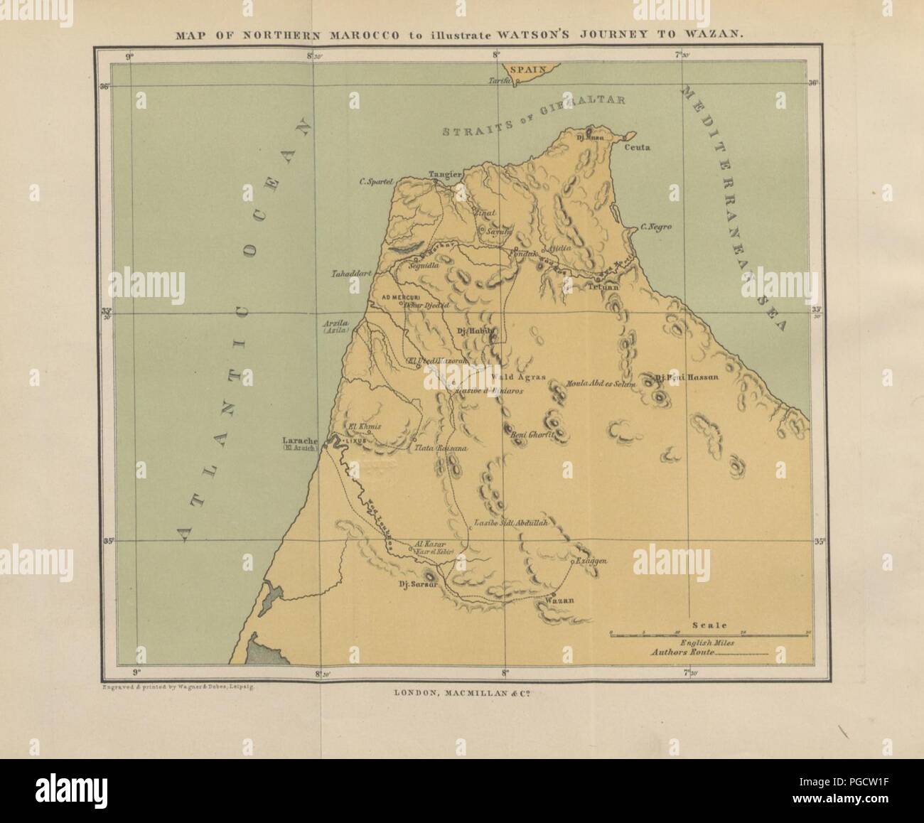 Image from page 22 of 'A visit to Wazan, the sacred city of Morocco ...
