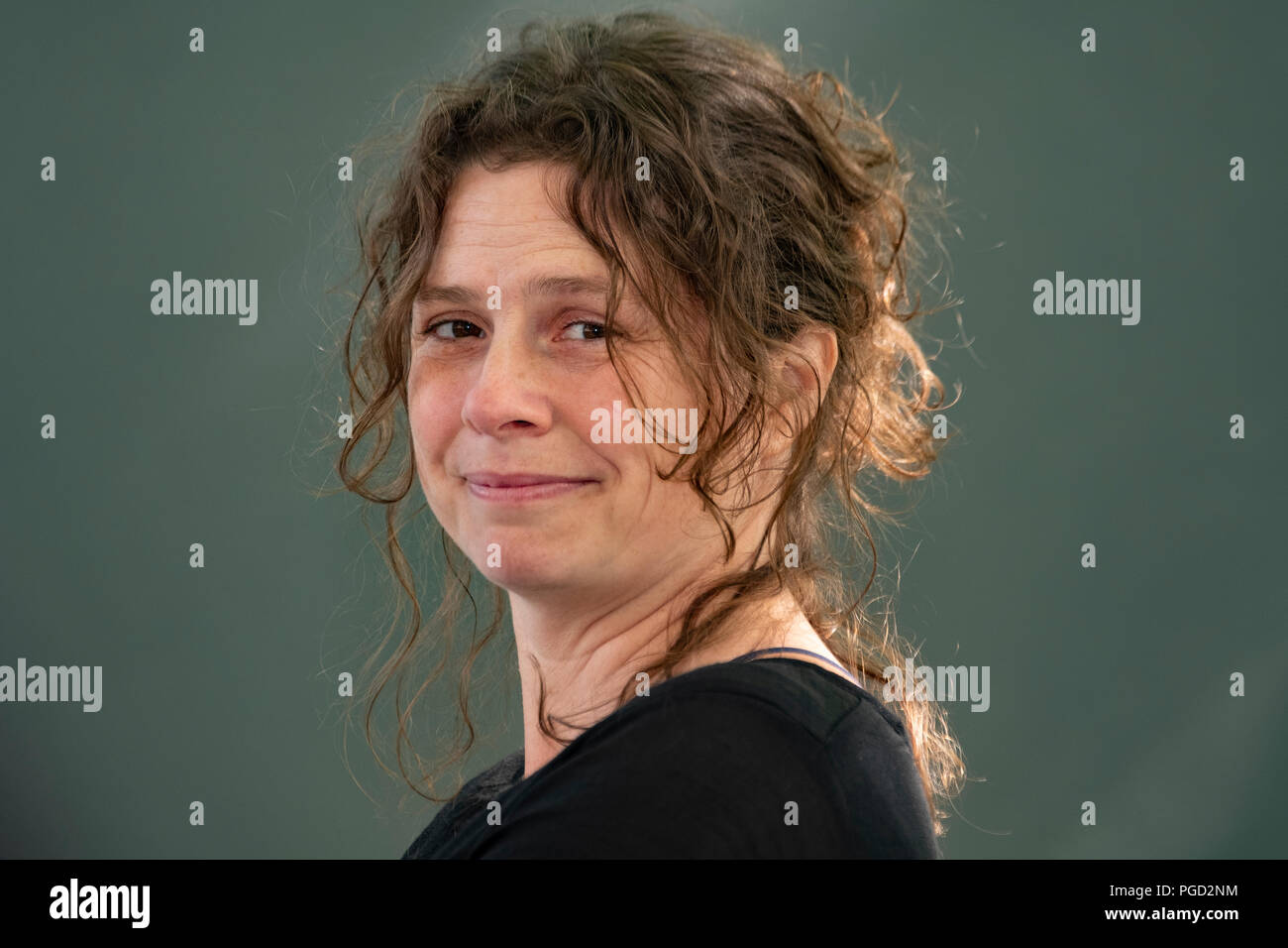 Edinburgh, Scotland, UK. 25 August, 2018. Pictured; Author Roxanne ...