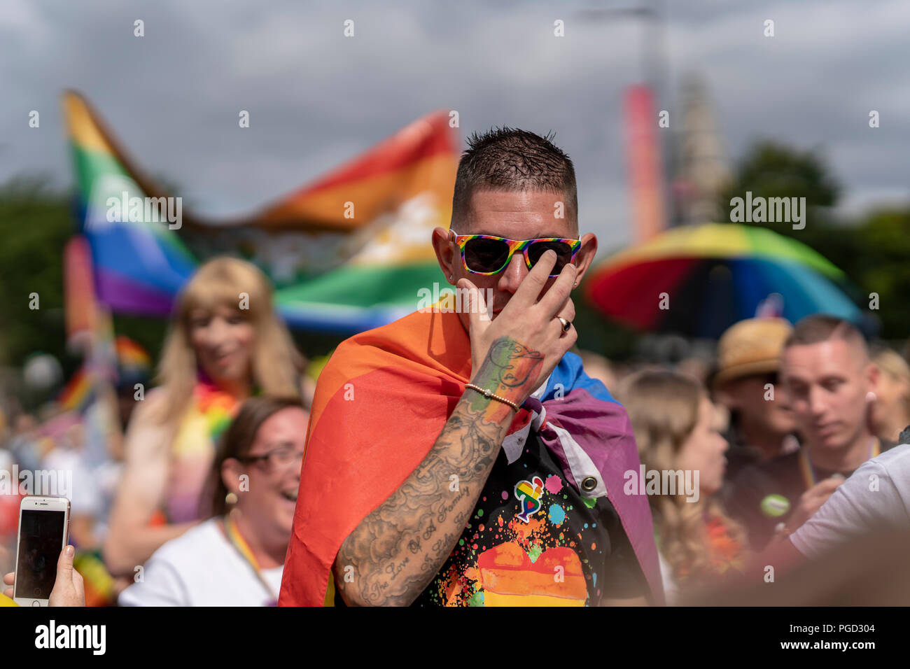 Lgbt movement rainbow flags hi-res stock photography and images - Alamy