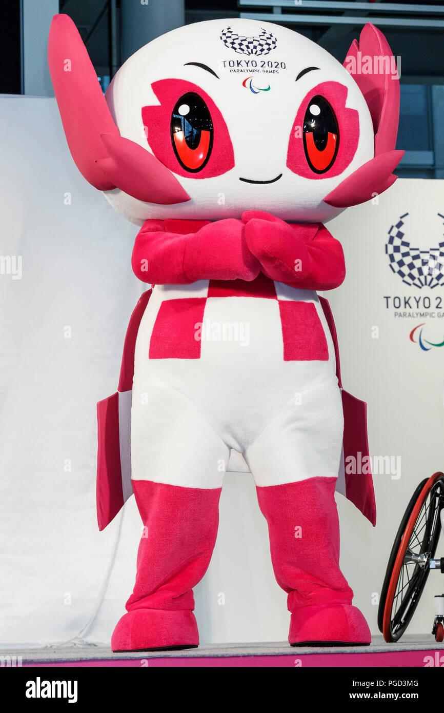 Tokyo 2020 Games mascot Someity attends a Tokyo 2020, 2 Years to Go ...