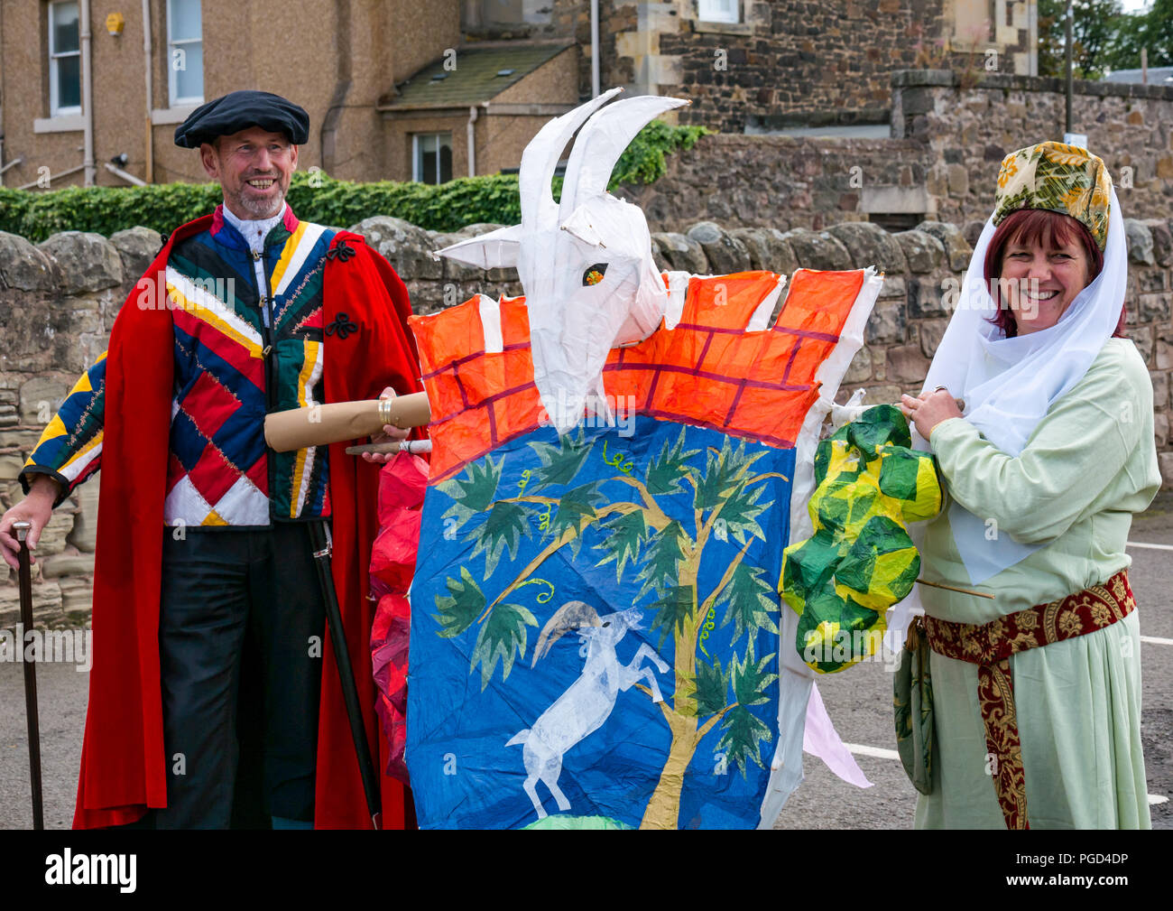 Haddington, Scotland, UK. 25th August 2018. Haddington 700 Celebrations ...