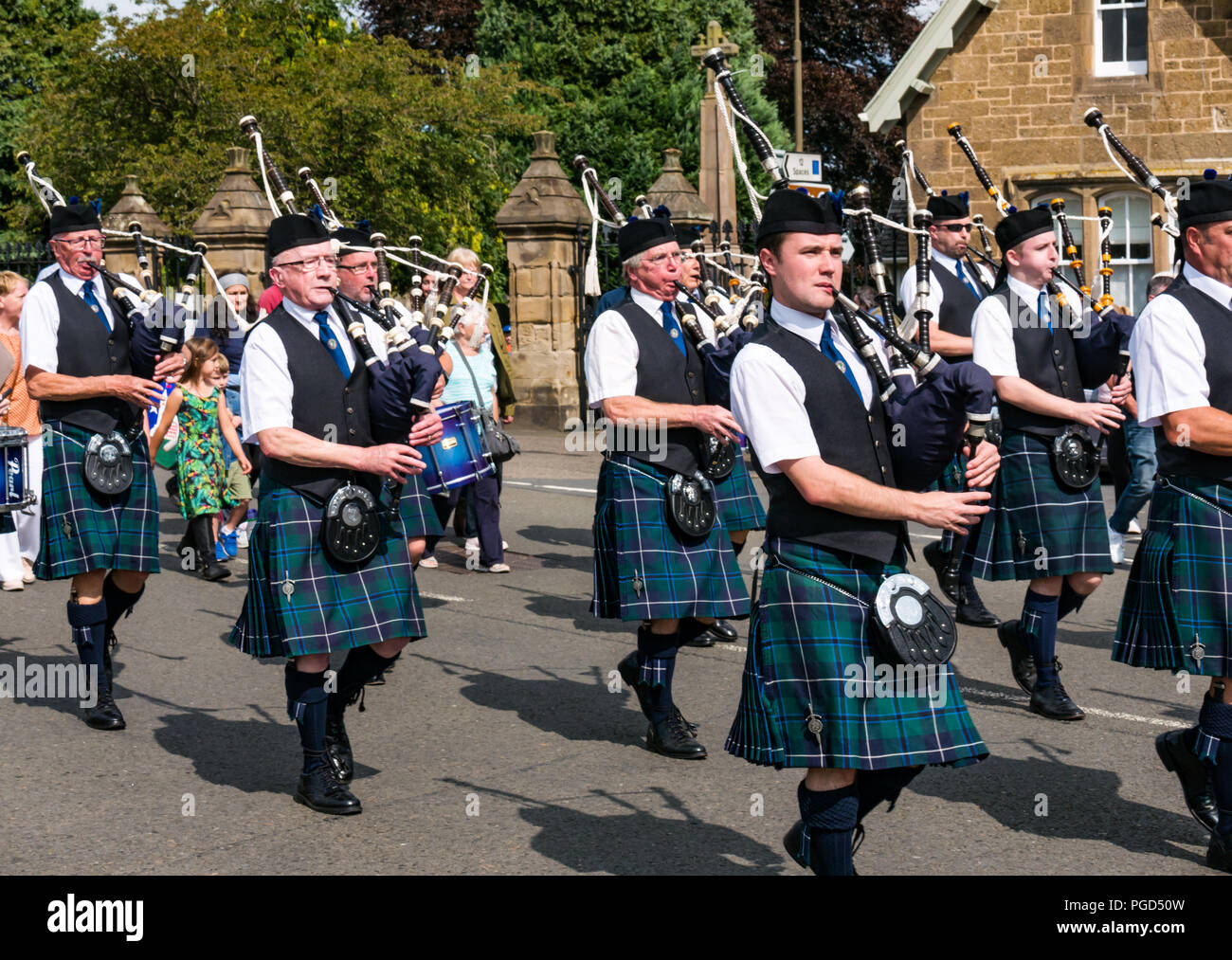 Haddington, Scotland, UK. 25th August 2018. Haddington 700 Celebrations ...