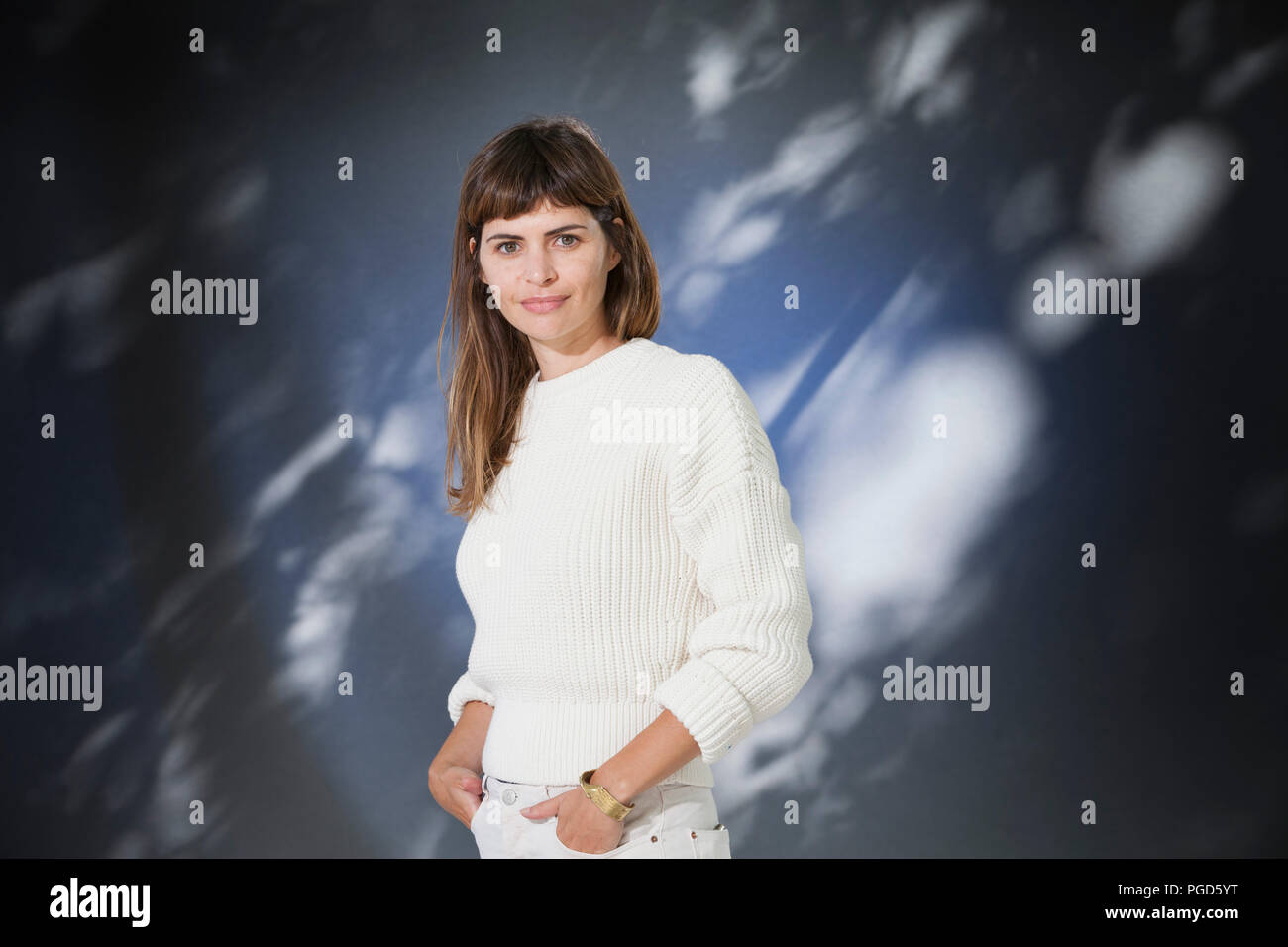 Edinburgh, UK. 25th August, 2018. Alicia Kopf, the Catalan multimedia ...