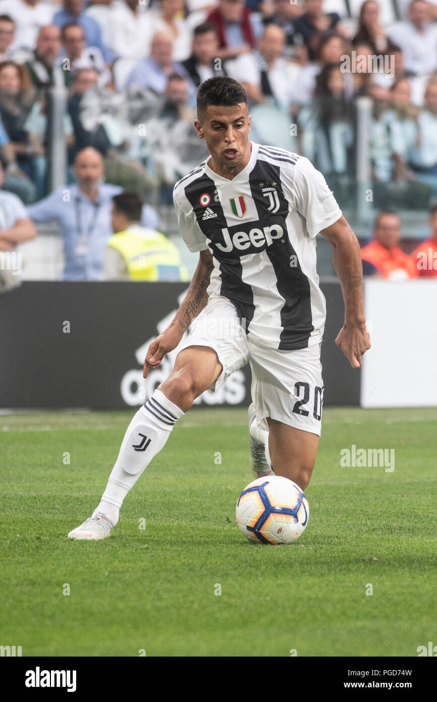 Turin, Italy. 25th Aug, 2018. Joao Cacelo during the Serie A Match ...