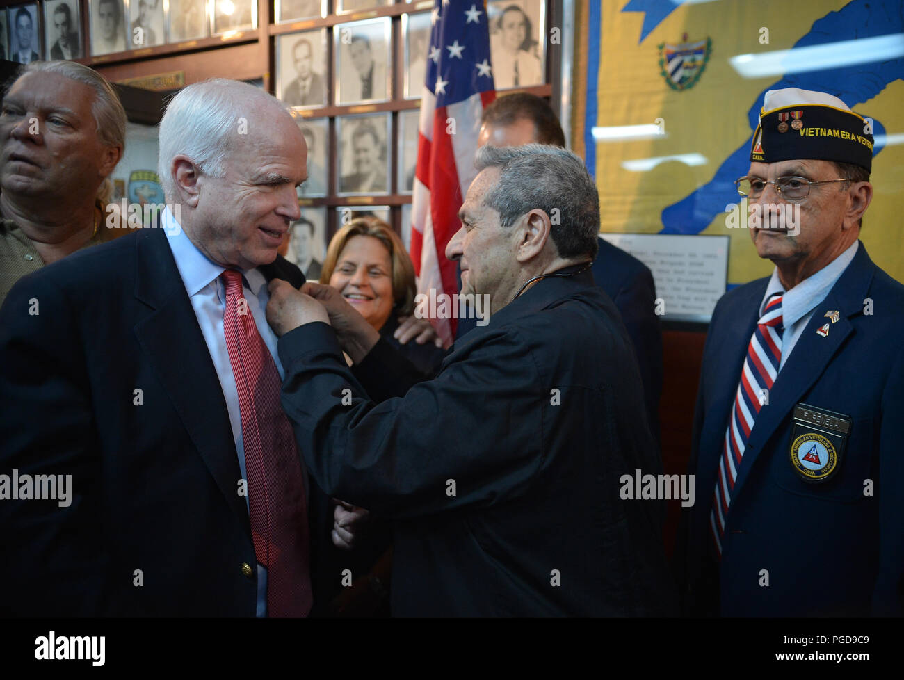 MIAMI, FL - OCTOBER 25: Senator McCain Attends Miami Meet and Greet ...