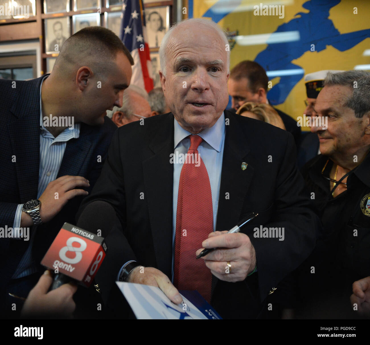 MIAMI, FL - OCTOBER 25: Senator McCain Attends Miami Meet and Greet ...
