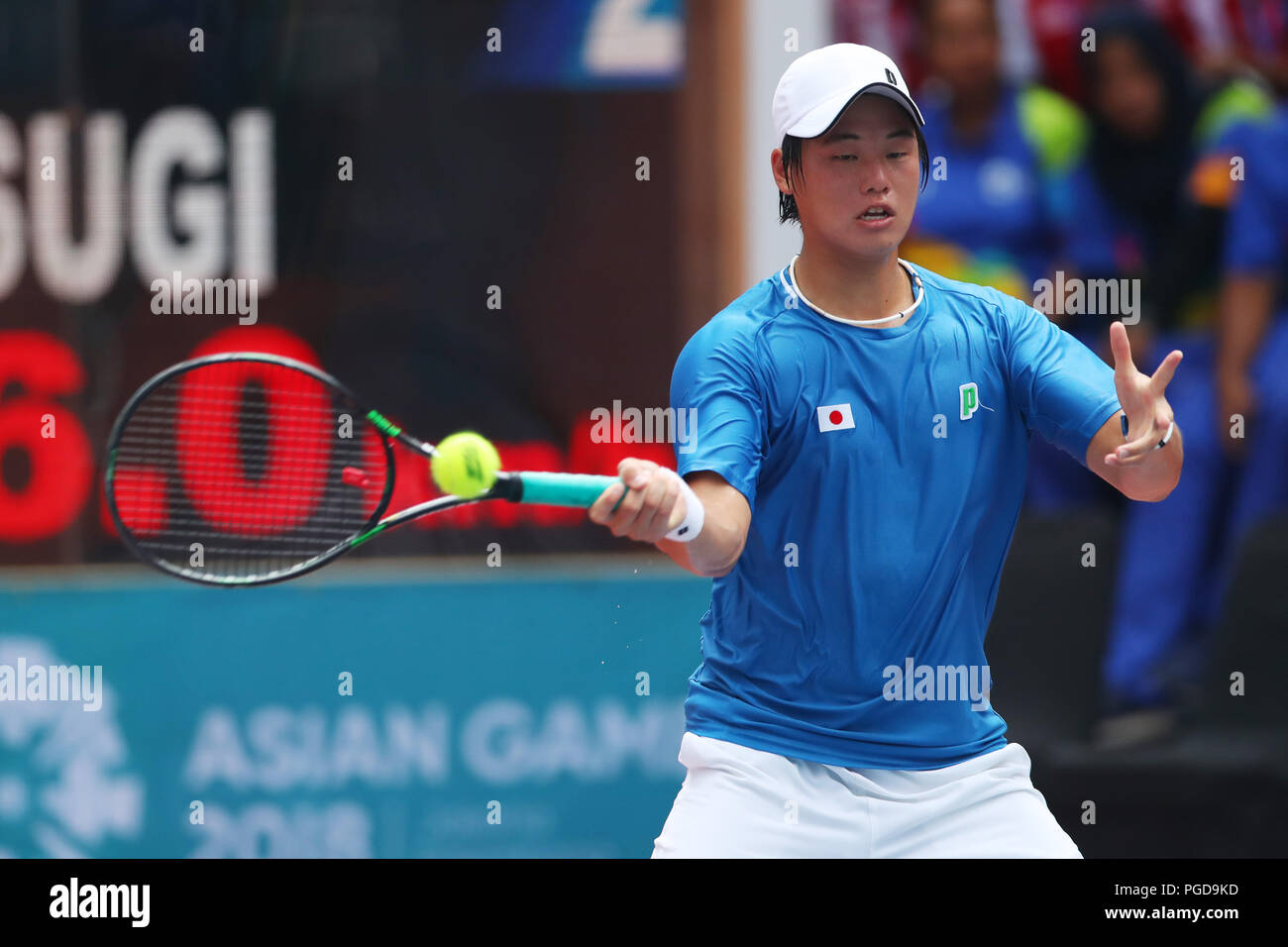 Palembang, Indonesia. 24th Aug, 2018. Kaito Uesugi (JPN) Tennis : Mixed Doubles Semi-Final at ...