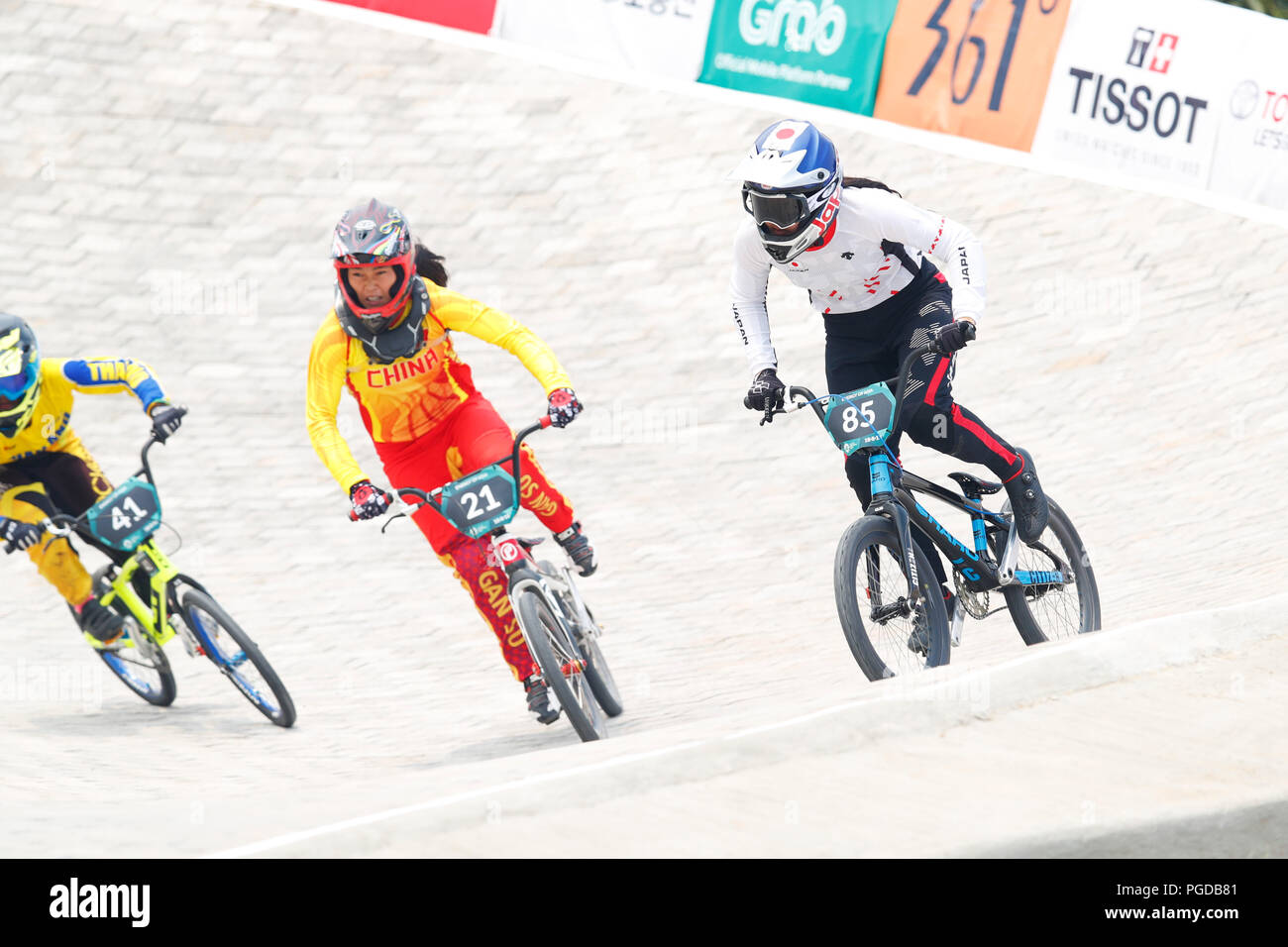 Jakarta, Indonesia. 25th Aug, 2018. Sae Hatakeyama (JPN) Cycling - BMX ...