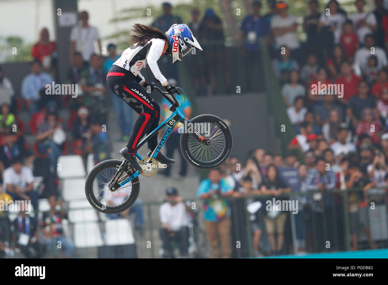 Jakarta, Indonesia. 25th Aug, 2018. Sae Hatakeyama (JPN) Cycling - BMX ...