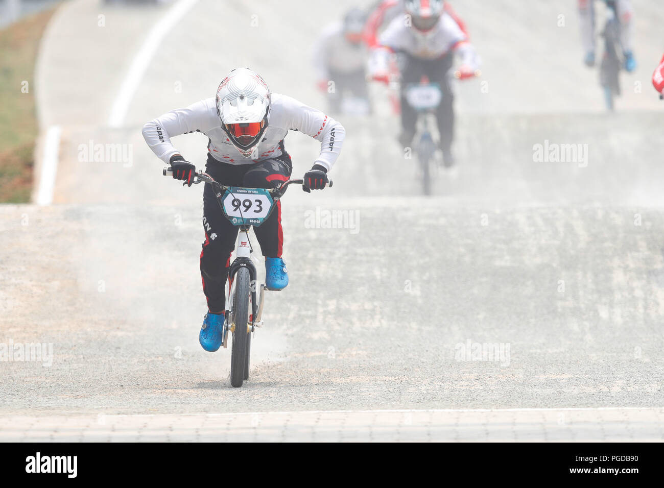 Jakarta, Indonesia. 25th Aug, 2018. Yoshitaku Nagasako (JPN) Cycling ...