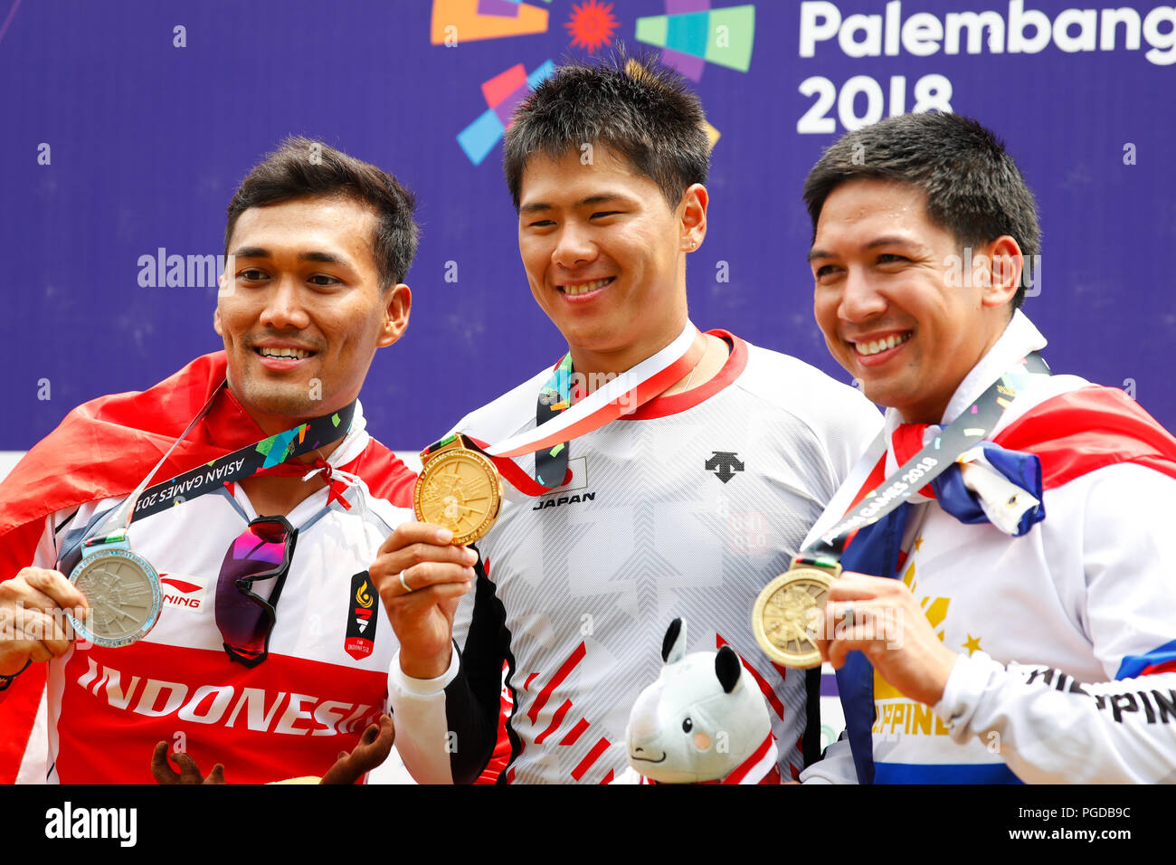 Jakarta, Indonesia. 25th Aug, 2018. Yoshitaku Nagasako (JPN) Cycling ...