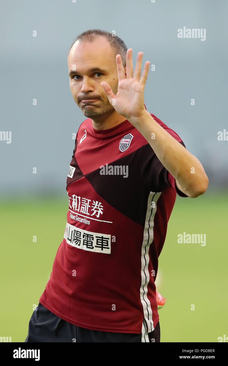 Best Amenity Stadium, Saga, Japan. 22nd Aug, 2018. Andres Iniesta (Vissel), AUGUST 22, 2018 ...
