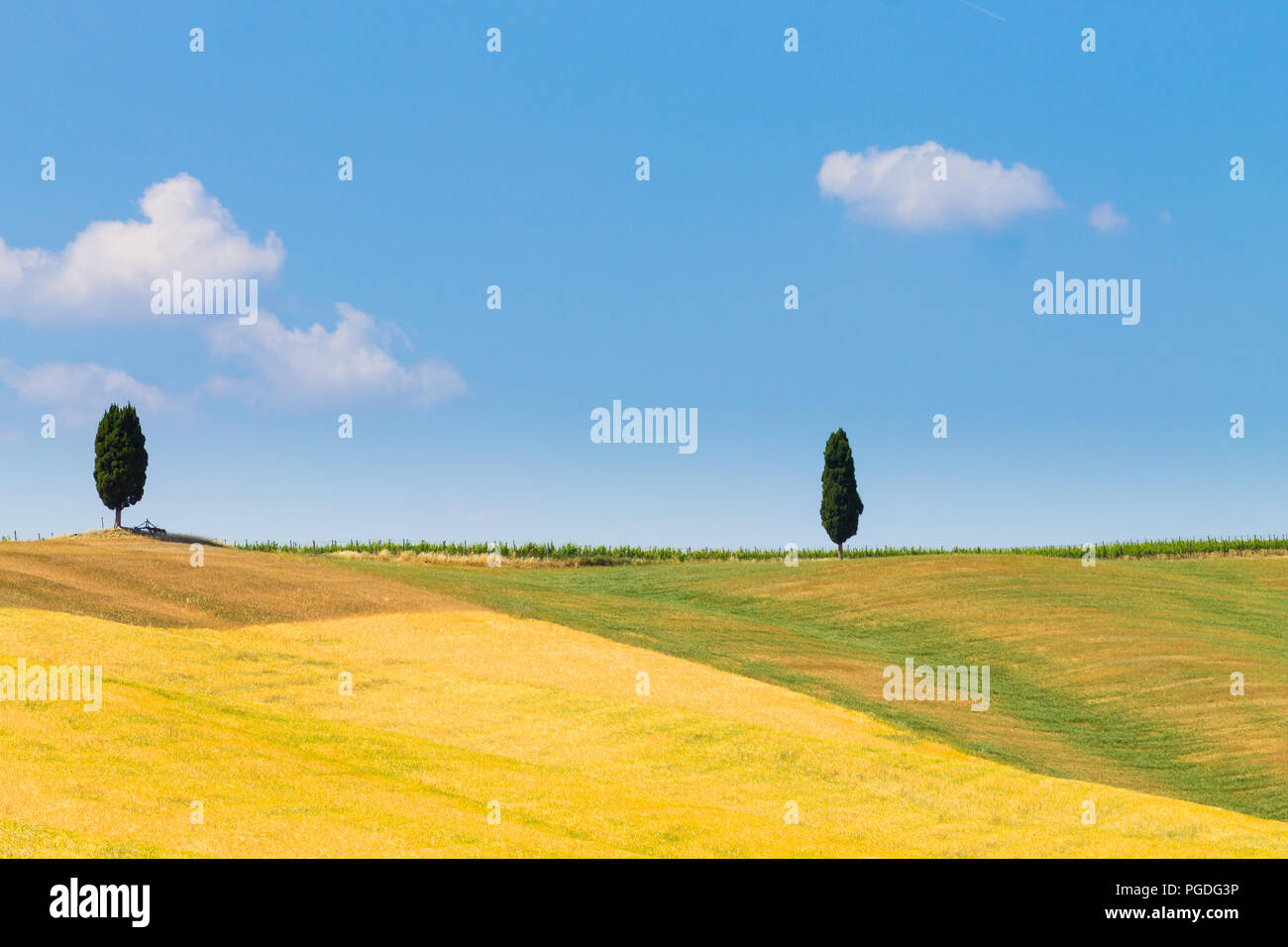 Tuscany hills landscape, Italy. Rural italian panorama Stock Photo - Alamy