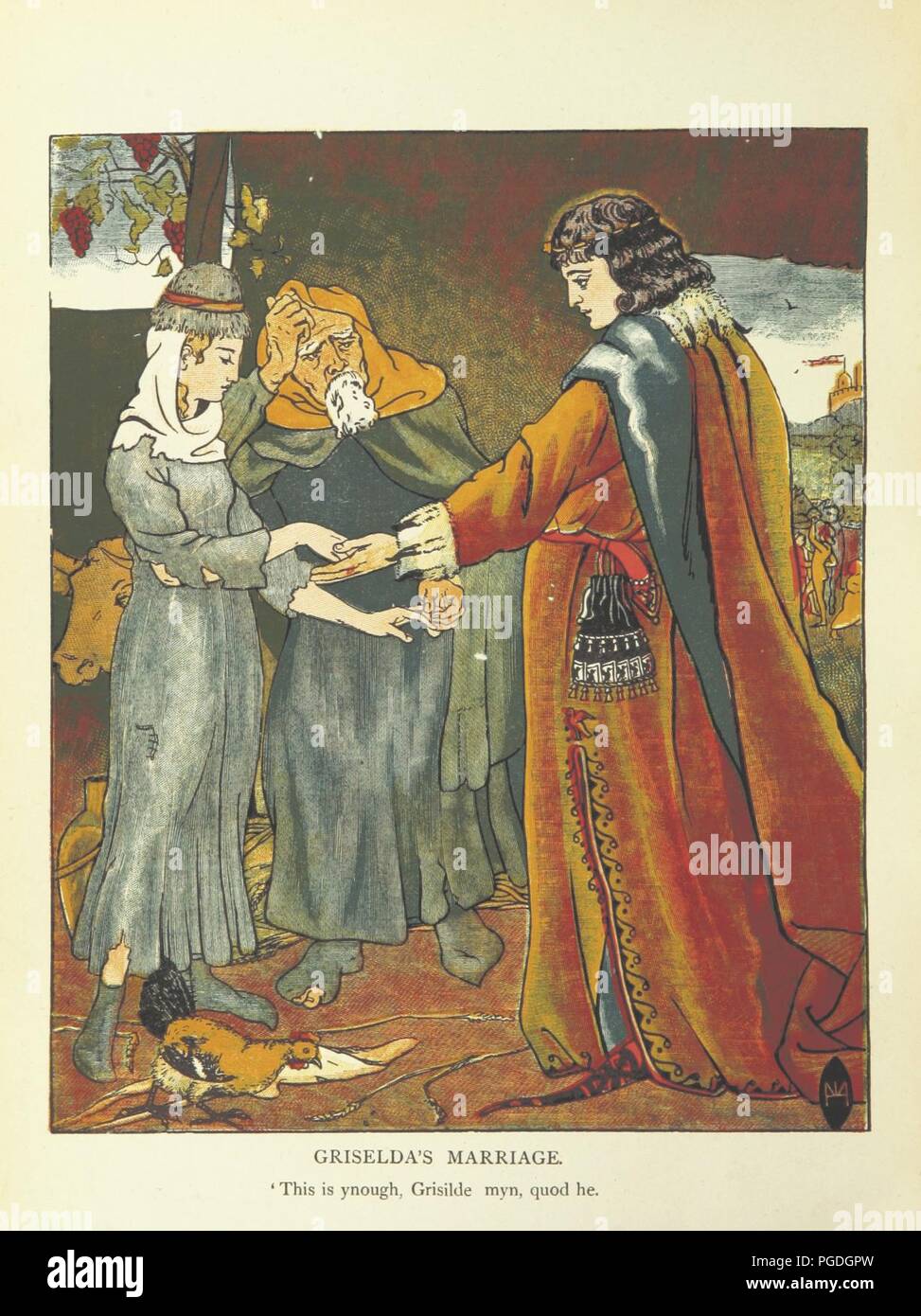 Image from page 112 of 'Chaucer for Children. A golden key. By Mrs. H ...