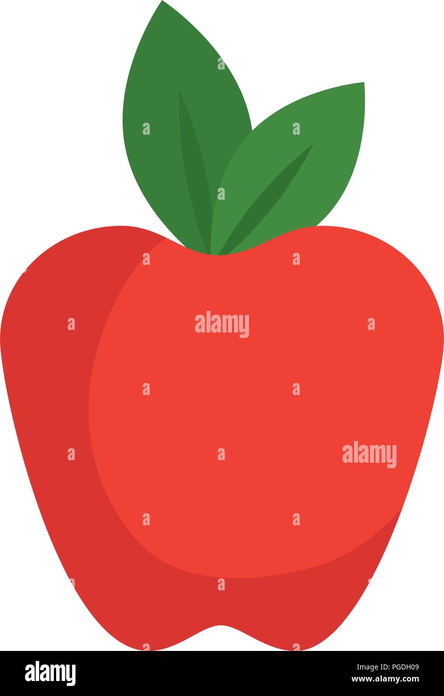 apple fresh fruit icon Stock Vector Image & Art - Alamy