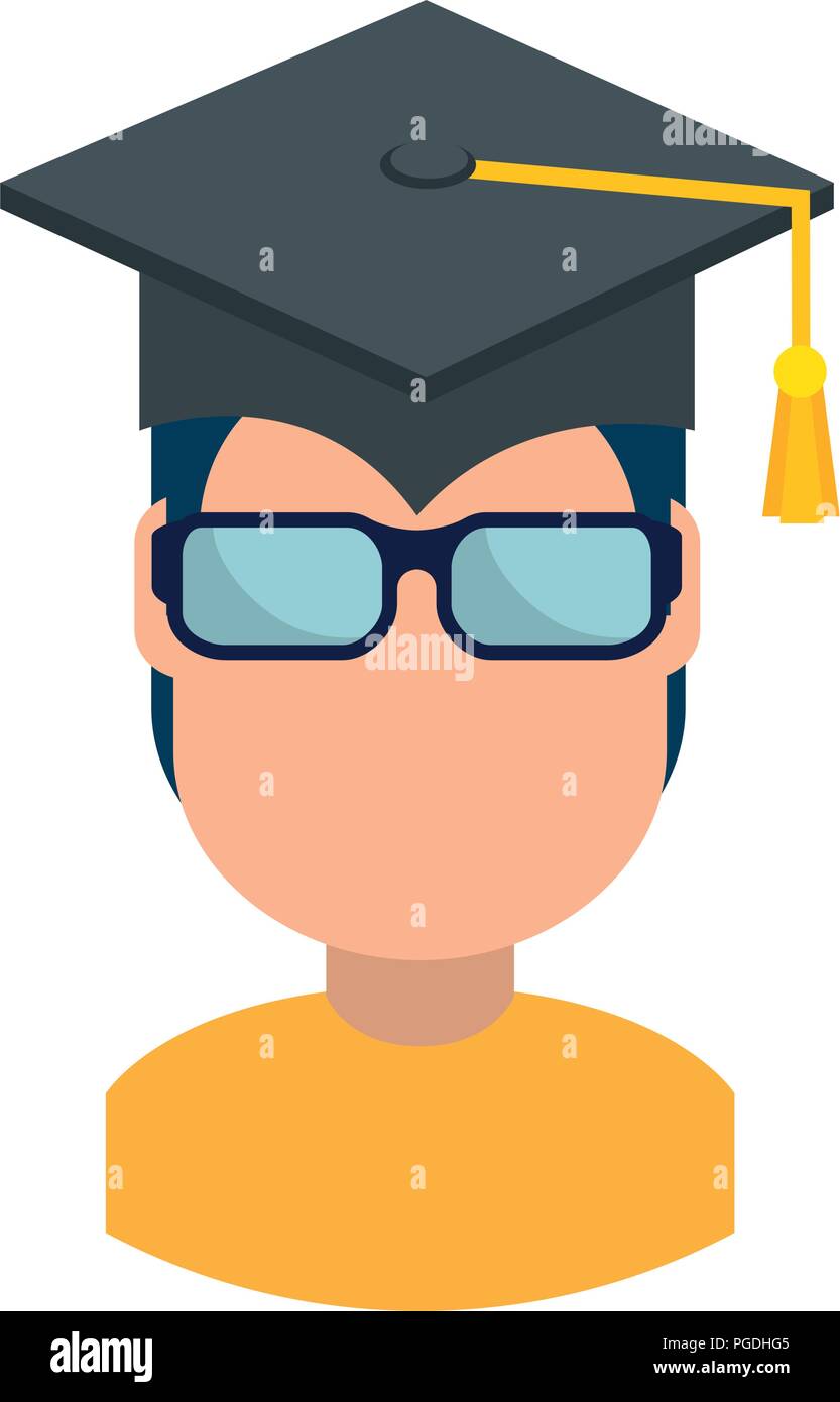 student graduated avatar character Stock Vector Image & Art - Alamy