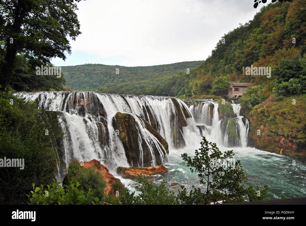 Waterfalls in the Una National Park, Bosnia-Herzegovina Stock Photo - Alamy