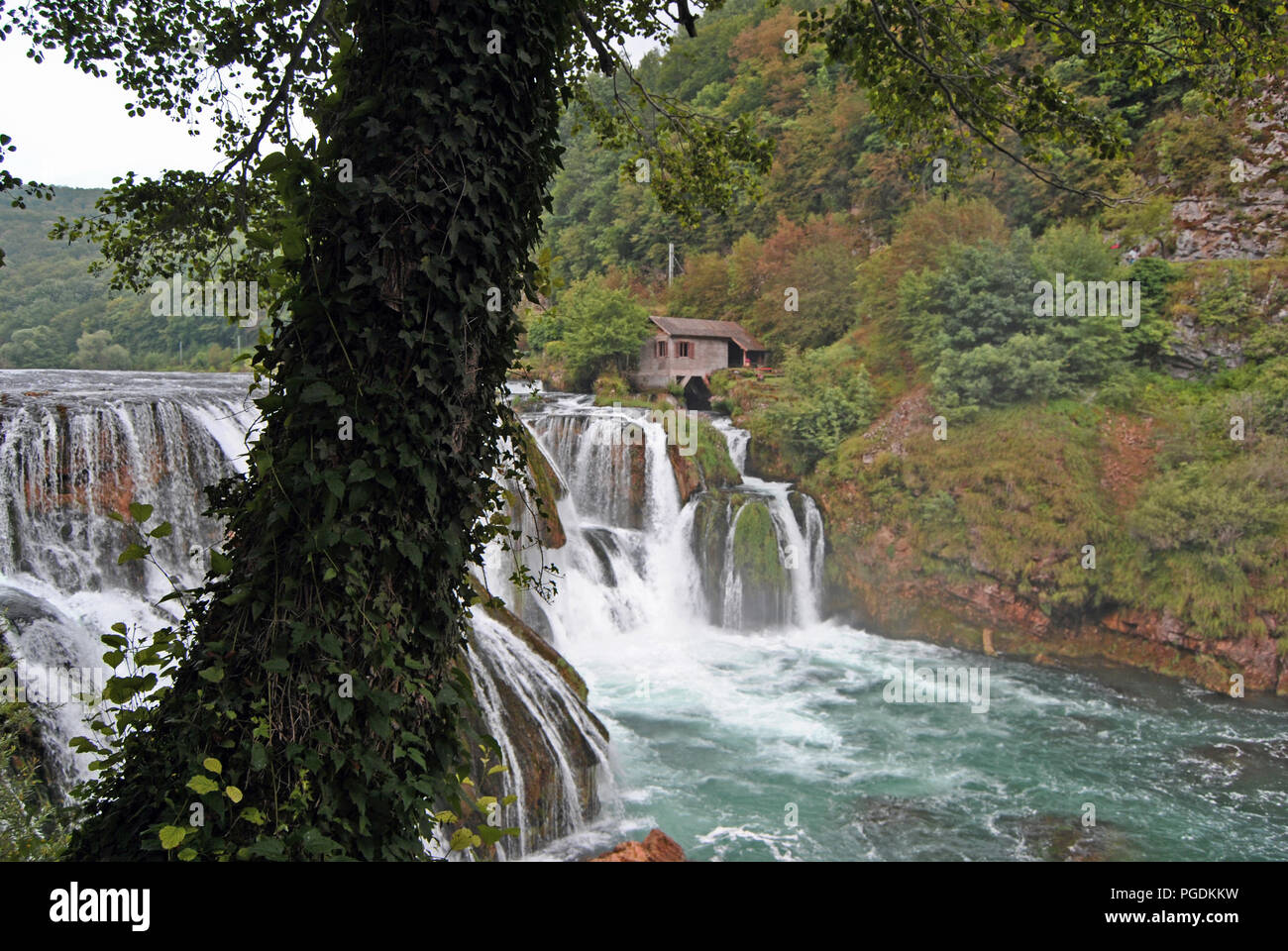 Waterfalls in the Una National Park, Bosnia-Herzegovina Stock Photo - Alamy