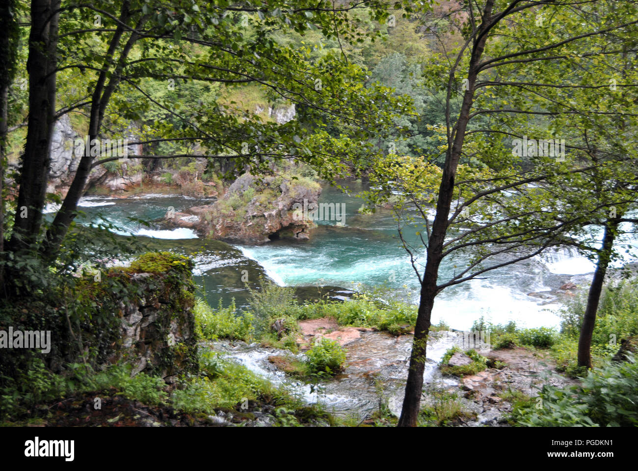 Waterfalls in the Una National Park, Bosnia-Herzegovina Stock Photo - Alamy