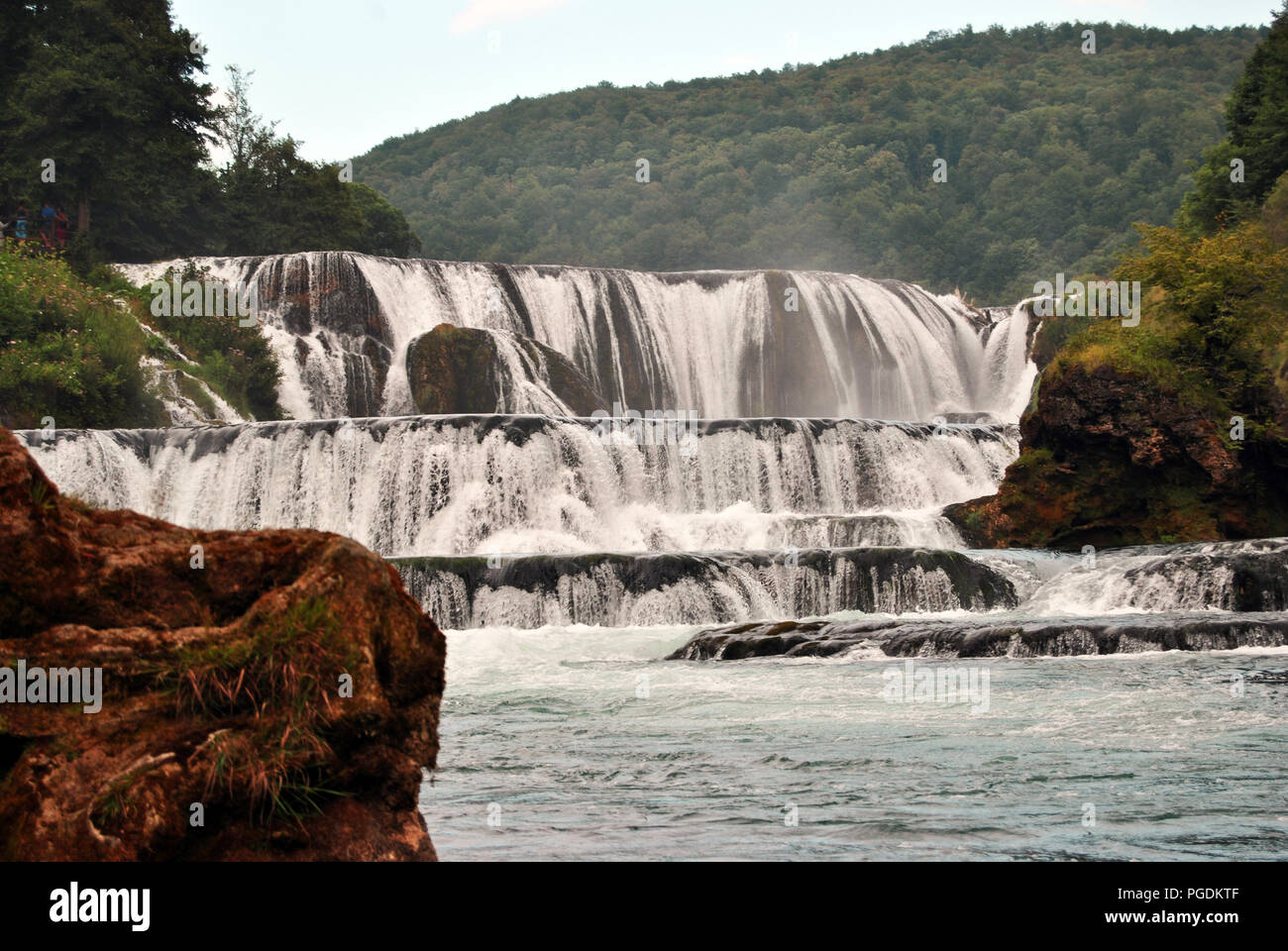 Waterfalls in the Una National Park, Bosnia-Herzegovina Stock Photo - Alamy