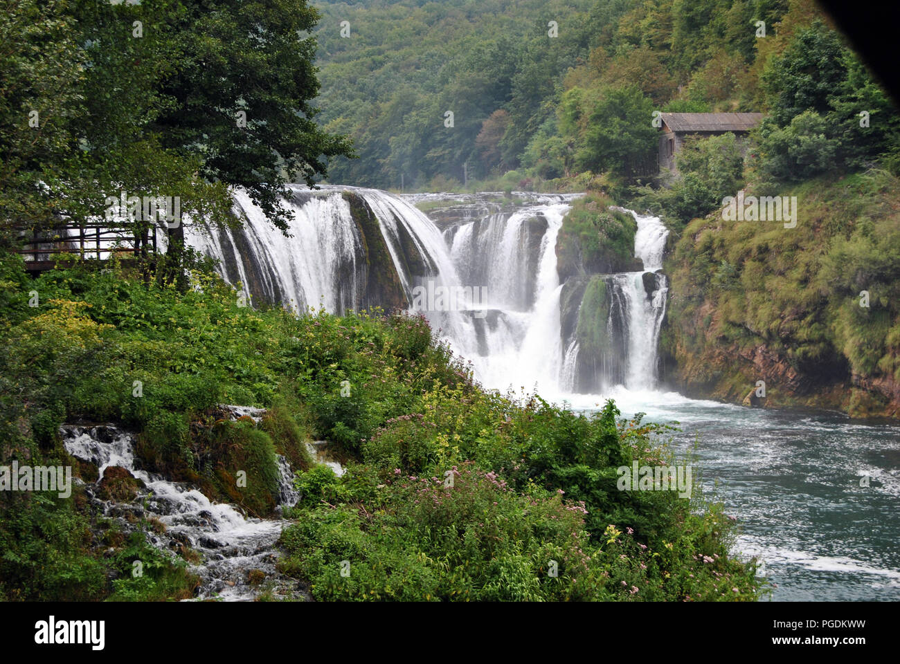 Waterfalls in the Una National Park, Bosnia-Herzegovina Stock Photo - Alamy