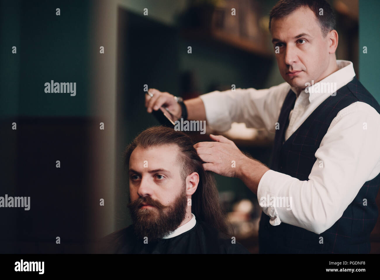 Bearded model hi-res stock photography and images - Alamy