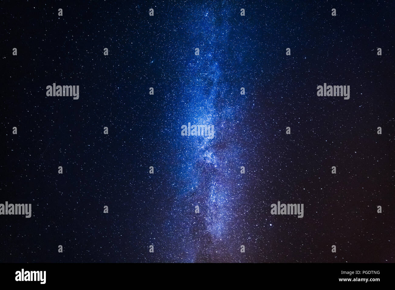 Blue universe and constellation with million stars Stock Photo - Alamy