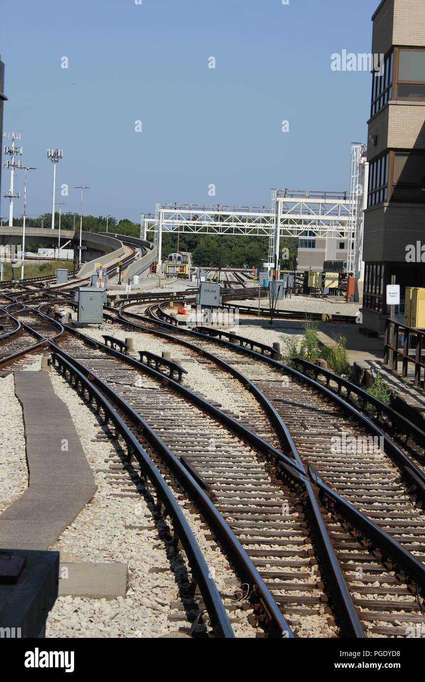 Rail yard chicago hi-res stock photography and images - Alamy