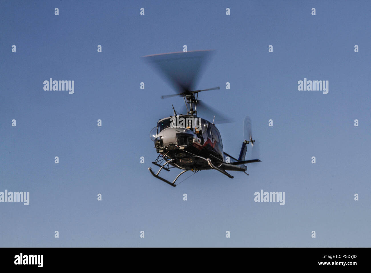 Helicopter used by the Conafor, National Forestry Commission to fight ...