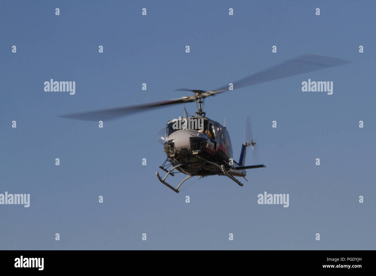 Helicopter used by the Conafor, National Forestry Commission to fight ...