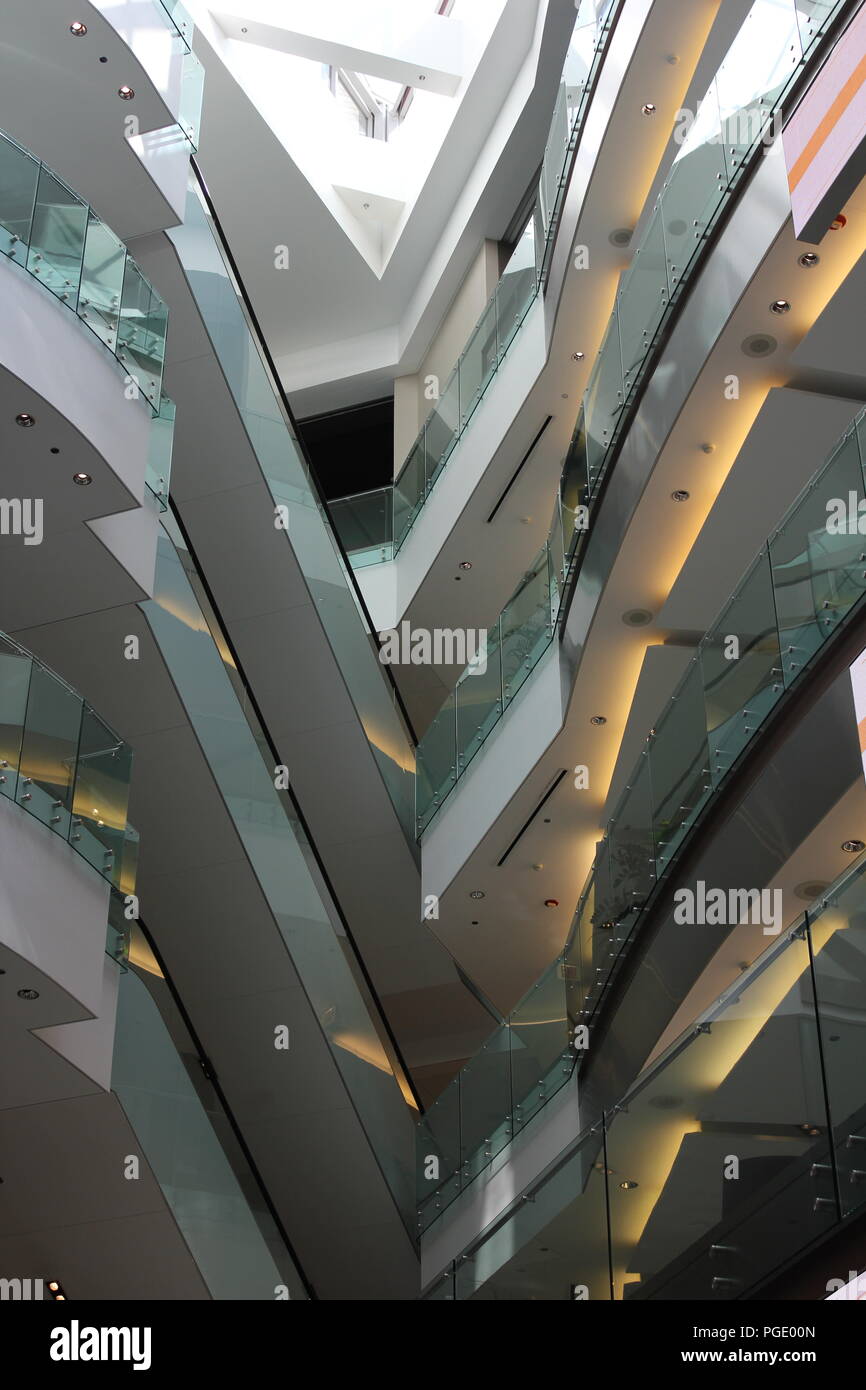 Interior view of Block 37 shopping mall at 108 North State Street in ...