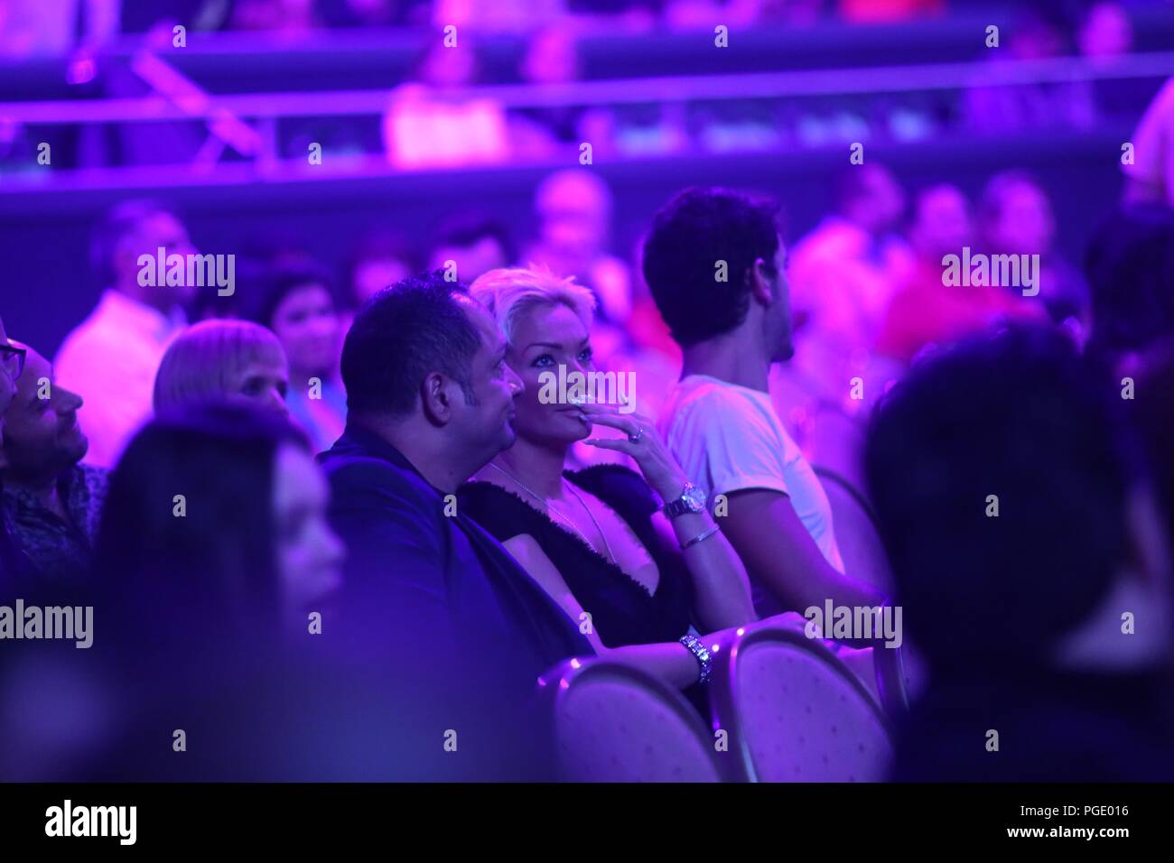 Marisela. Mexican singer Juan Gabriel, during his concert on the night ...