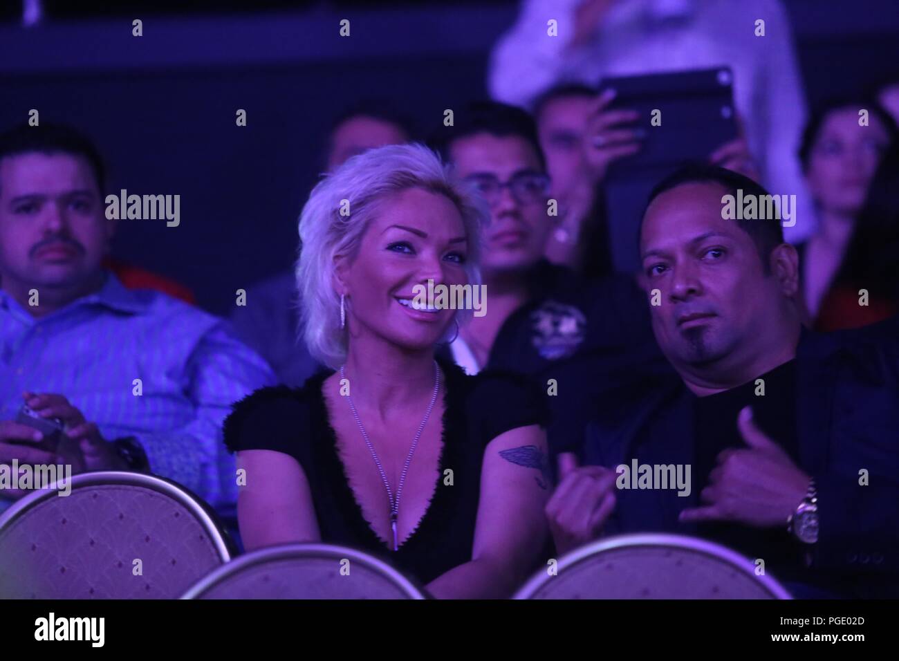 Marisela. Mexican singer Juan Gabriel, during his concert on the night ...