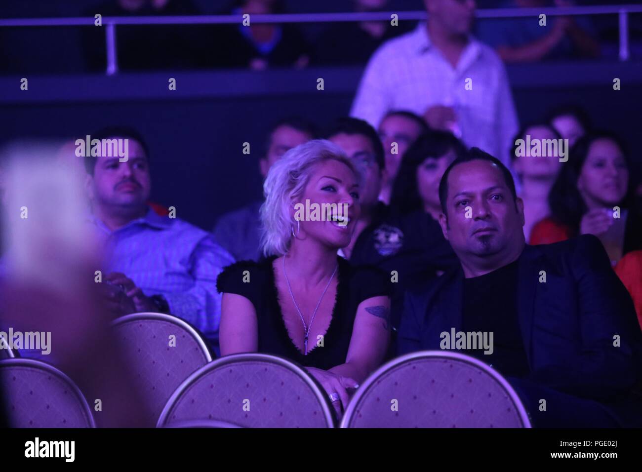 Marisela. Mexican singer Juan Gabriel, during his concert on the night ...