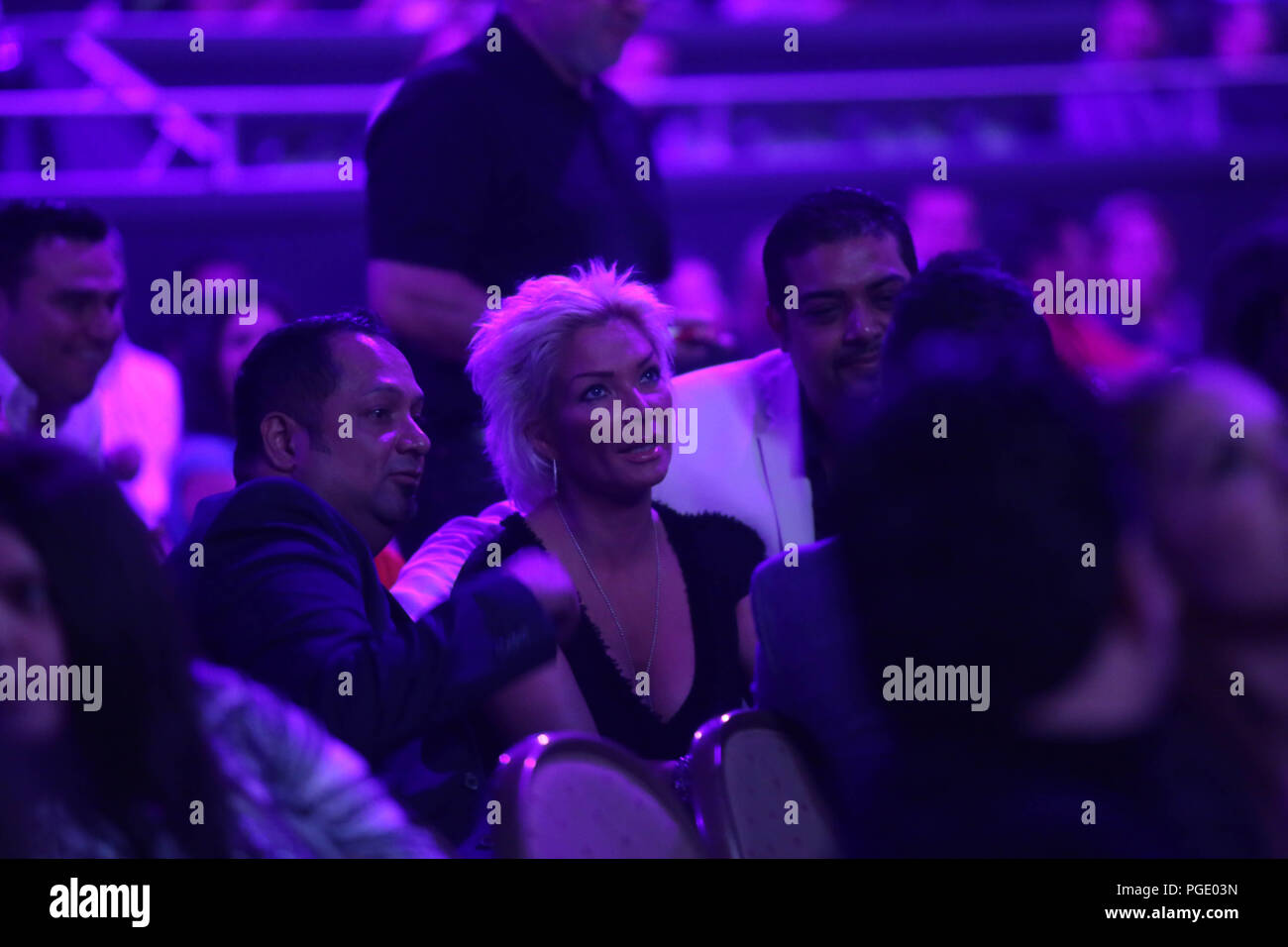 Marisela. Mexican singer Juan Gabriel, during his concert on the night ...